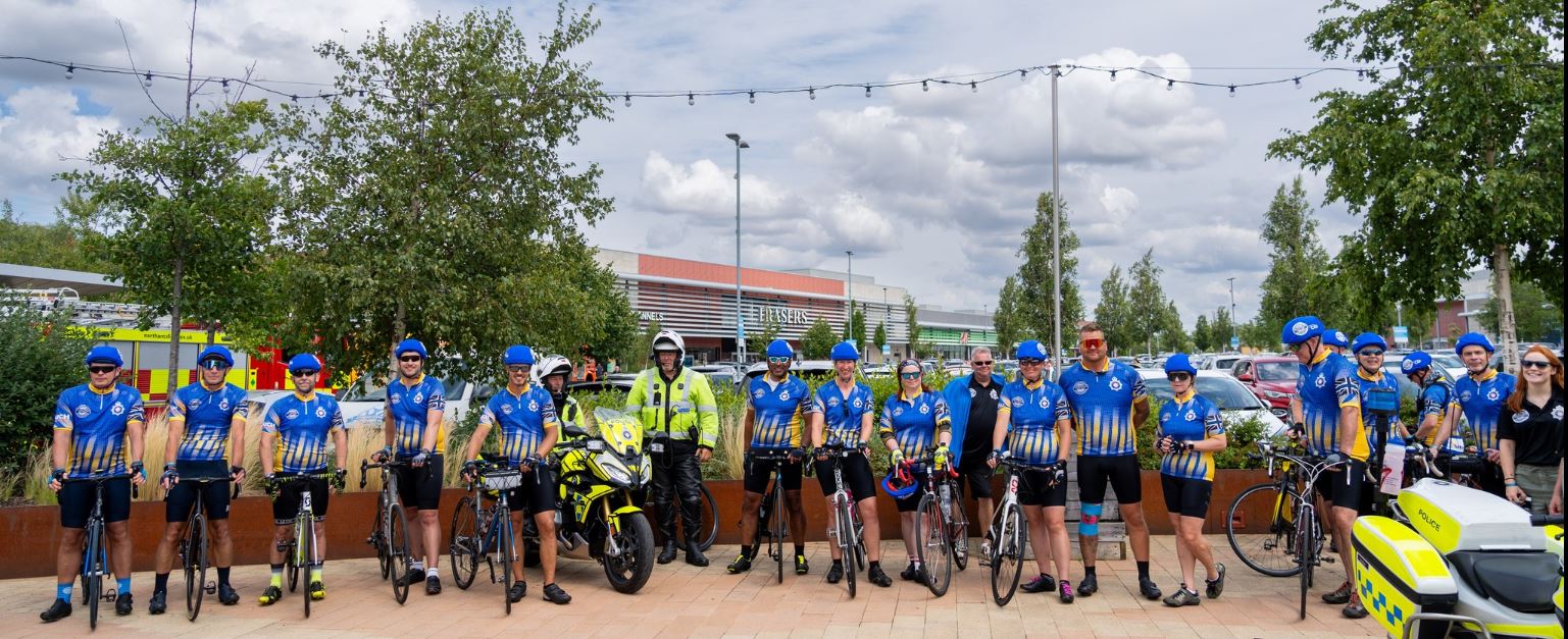 Group of police officers and staff prepare for 200-mile charity bike ...