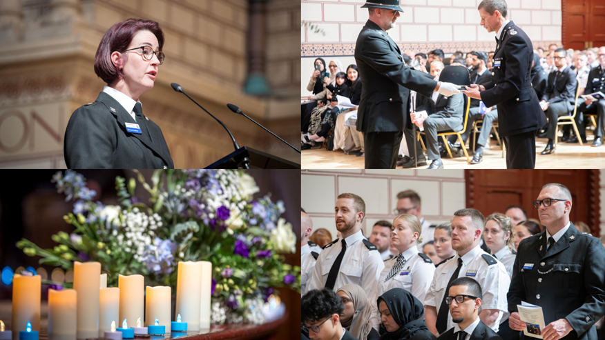 Civic service honours police officer who died in the line of duty ...